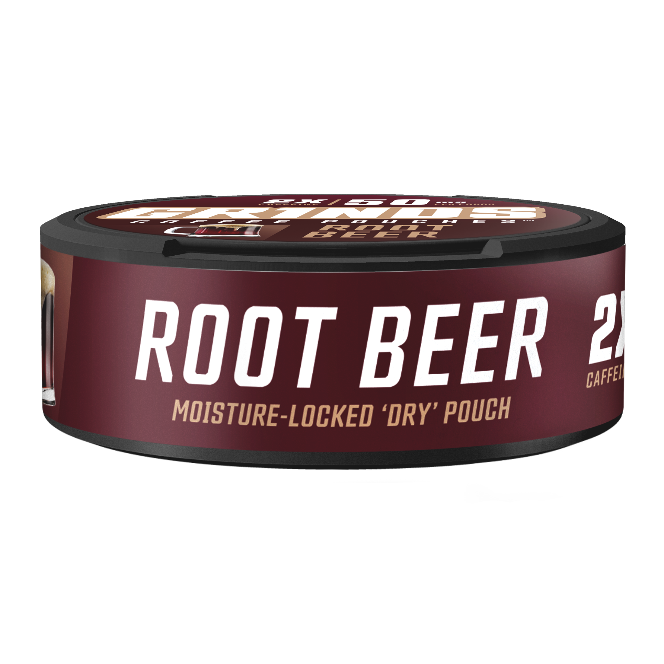 Energy & Tobacco Alternative | Grinds Coffee Pouches | Root Beer