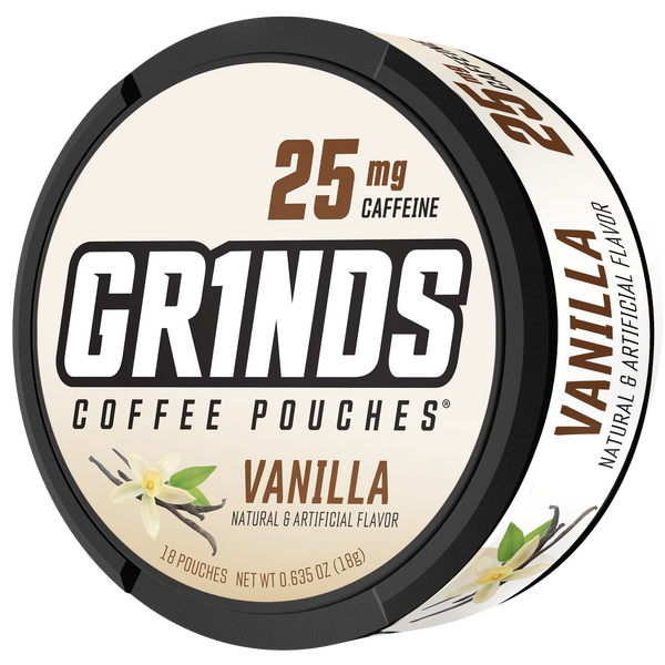 Grinds Vanilla | Caffeine Energy | #1 Alternative Pouch Brand – Grinds ...